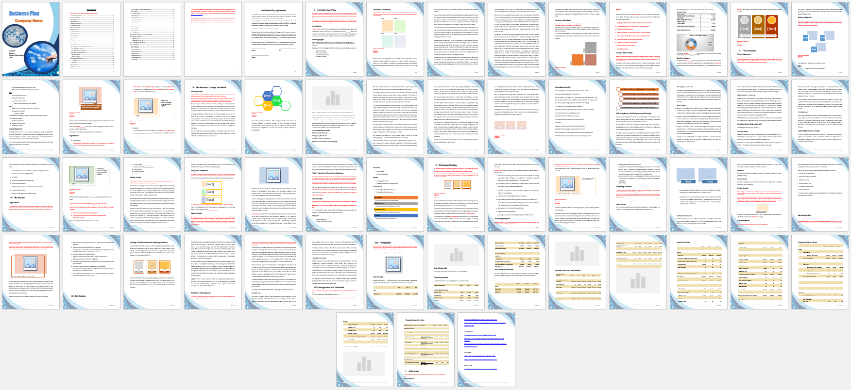 Website Design and Development Business Plan Template - Honest Business ...